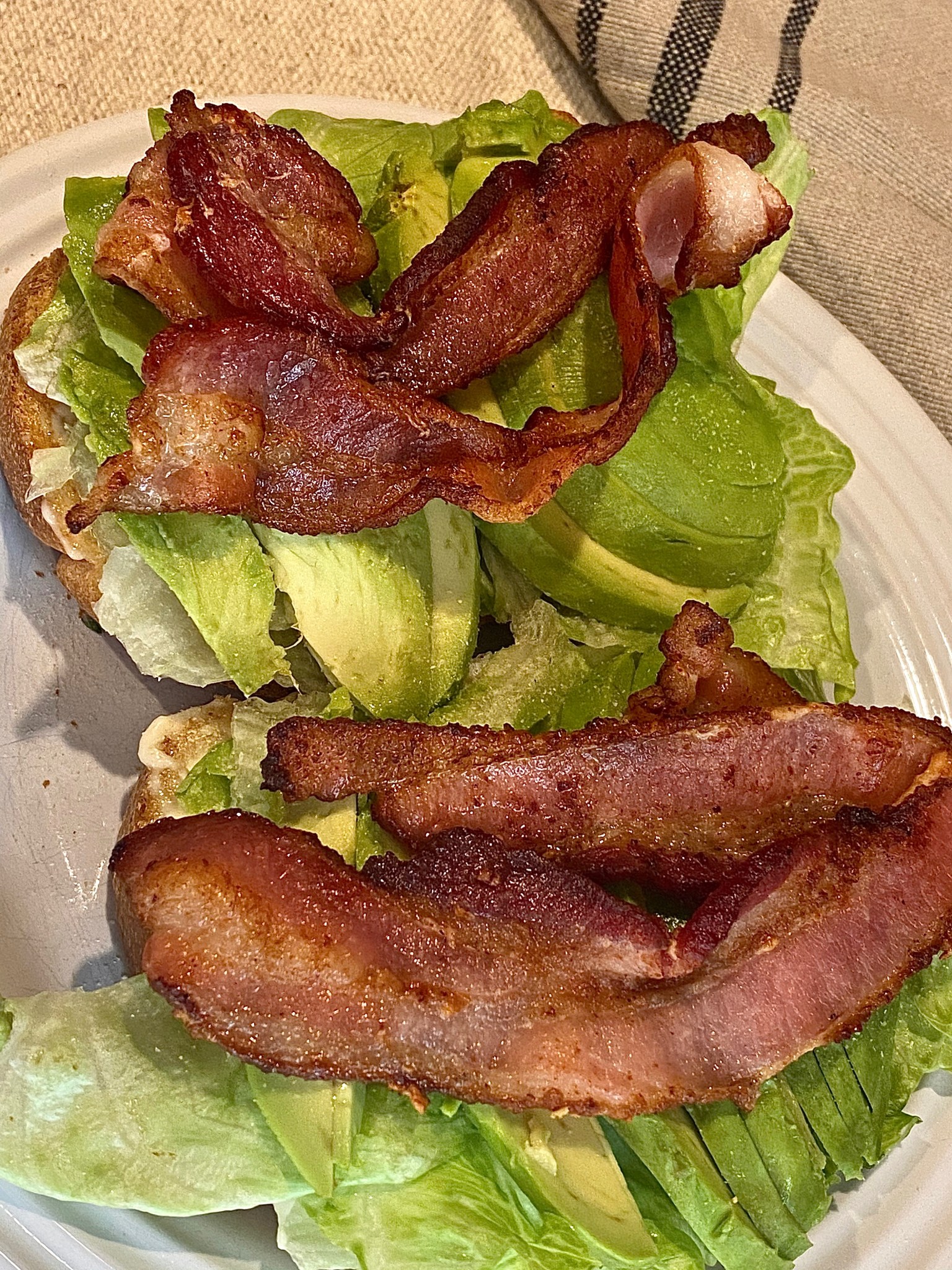 Loaded Open-Faced Breakfast BLT’s. – Deepfrieddiamonds