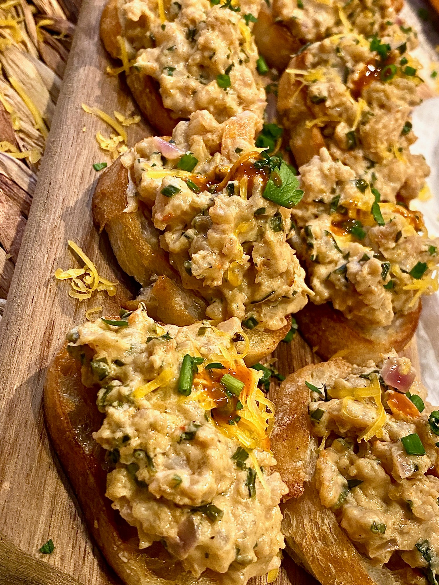 Shrimp Rangoon Toast Canapes! – Deepfrieddiamonds
