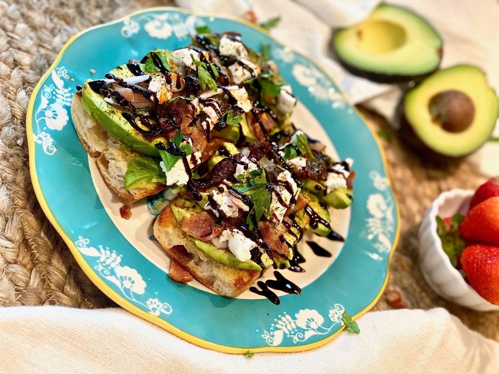 Beautifully Loaded Avocado Toast On A Baguette! – Deepfrieddiamonds